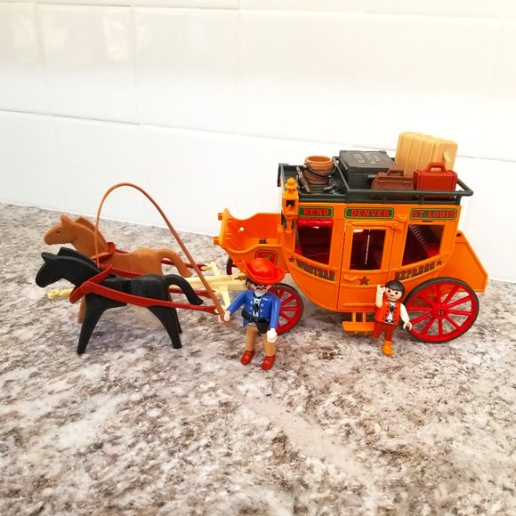 Playmobil | Toys | Playmobil Vintage Stagecoach Western Express 383 ...